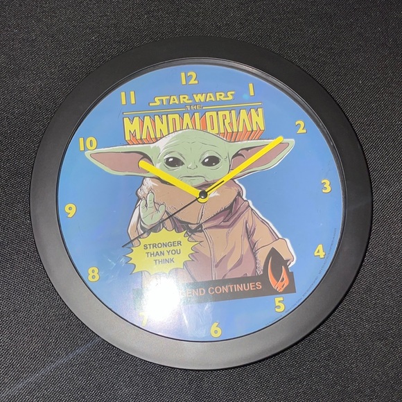 Other | Star Wars Yoda Clock | Poshmark